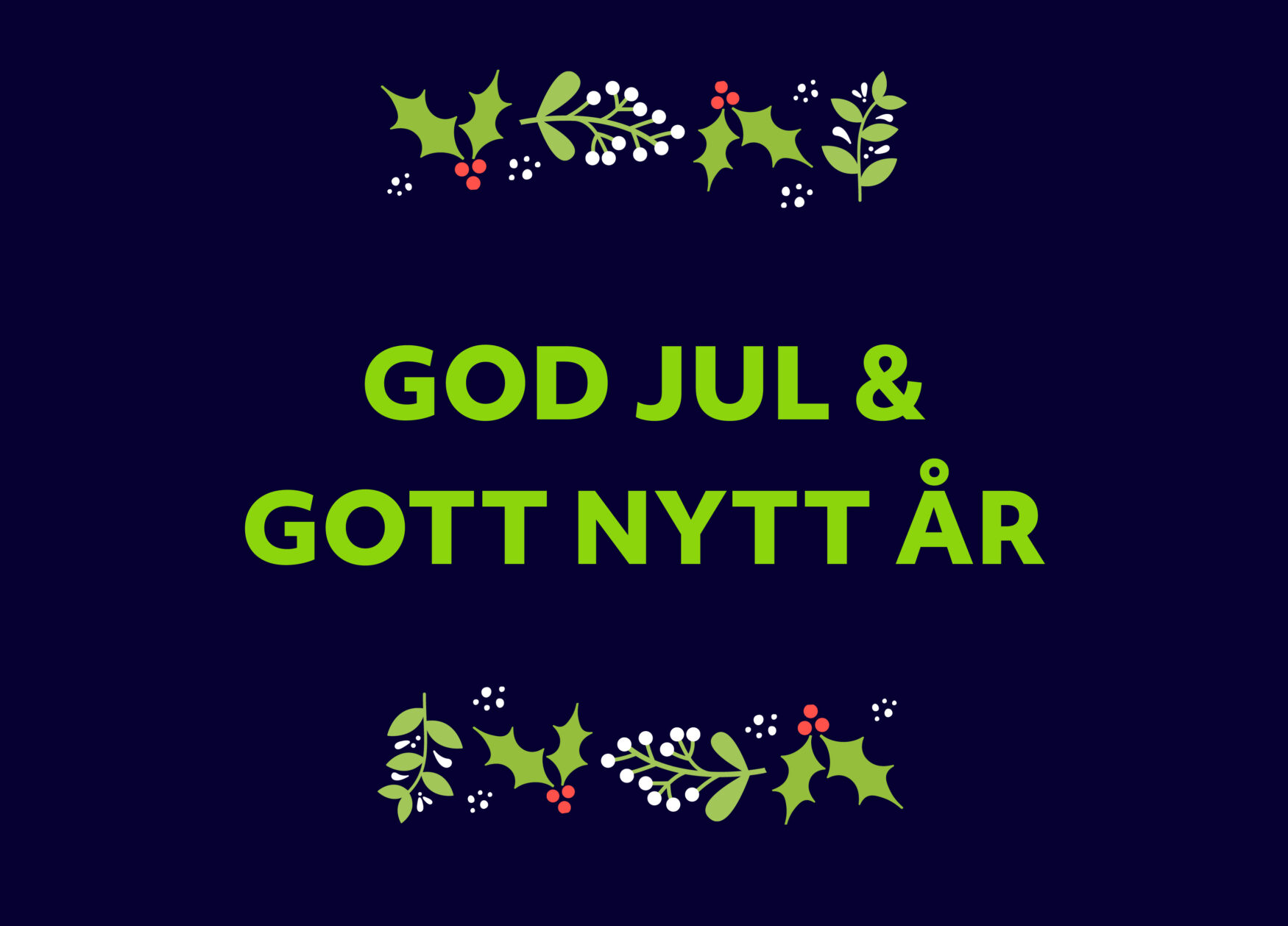 God Jul och Gott Nytt År önskar Isolerab!